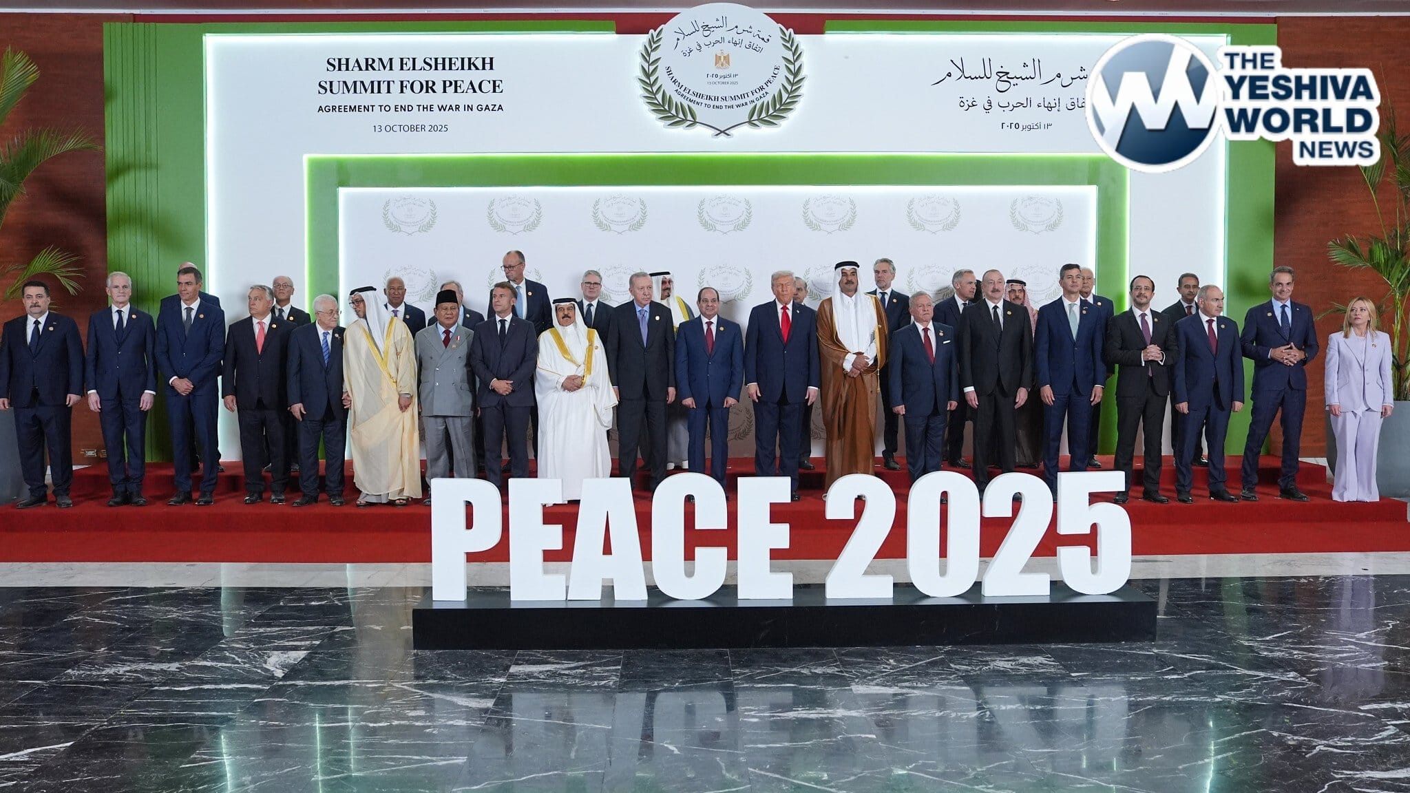 “Peace 2025”: President Trump and Mideast Leaders Sign Landmark Gaza ...